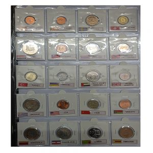 100 Different Countries Coins Collection Original Set with Album ...