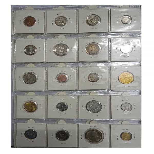 100 Different Countries Coins Collection Original Set with Album ...