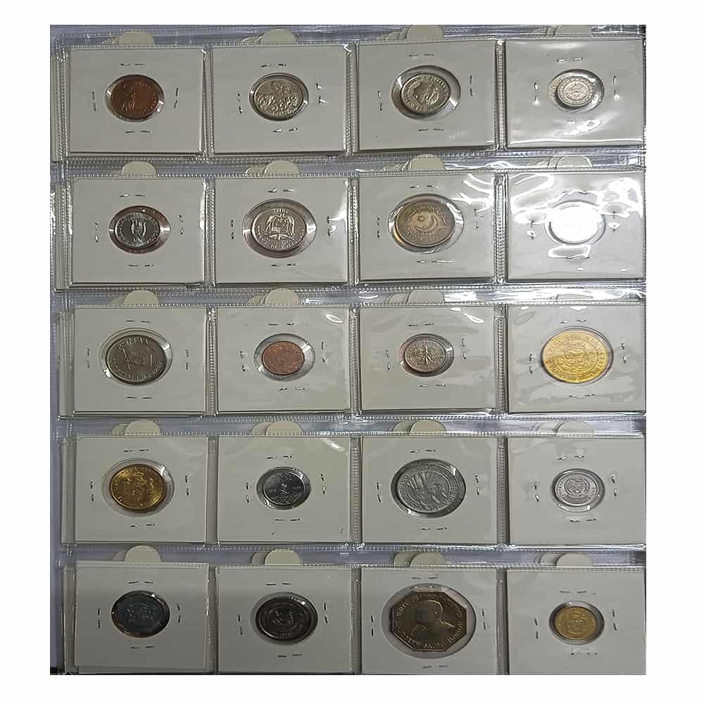 100 Different Countries Coins Collection Original Set with Album ...