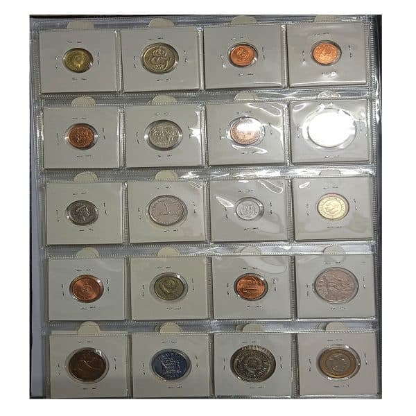 100 Different Countries Coins Collection Original Set with Album ...