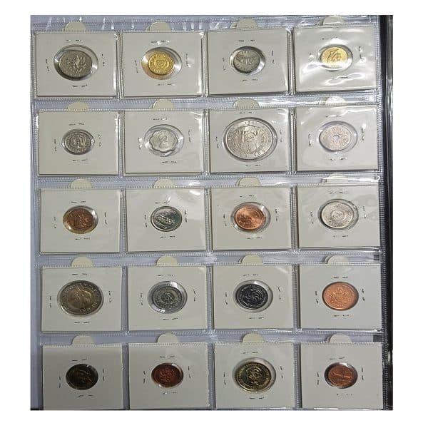 100 Different Countries Coins Collection Original Set with Album ...